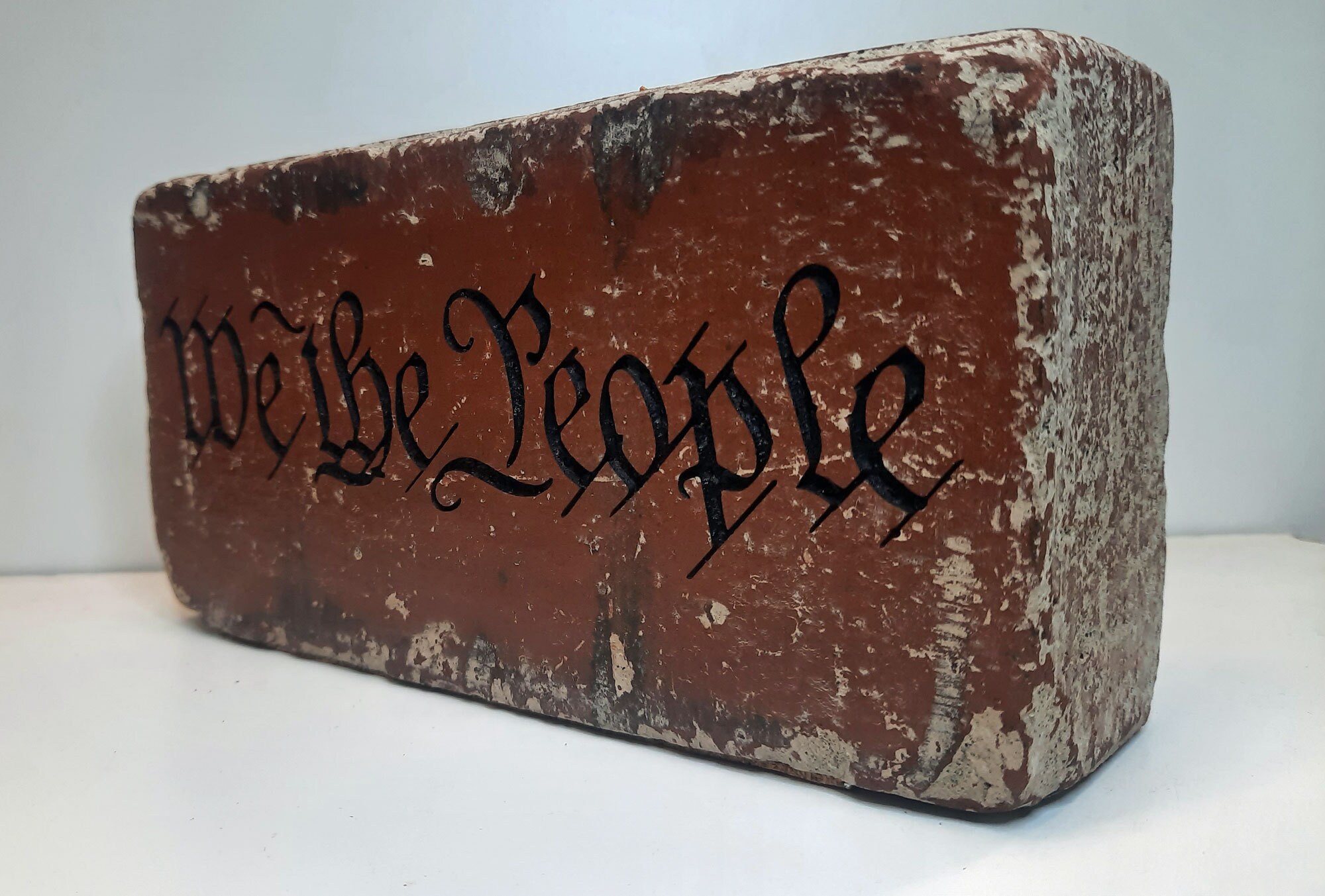 We the People Preamble to the Constitution Engraved Brick Bookend - Etsy