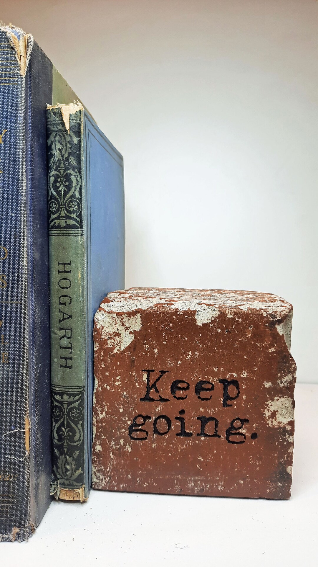 Keep Going. Engraved Brick Shelf Sitter Encouraging Reminder - Etsy