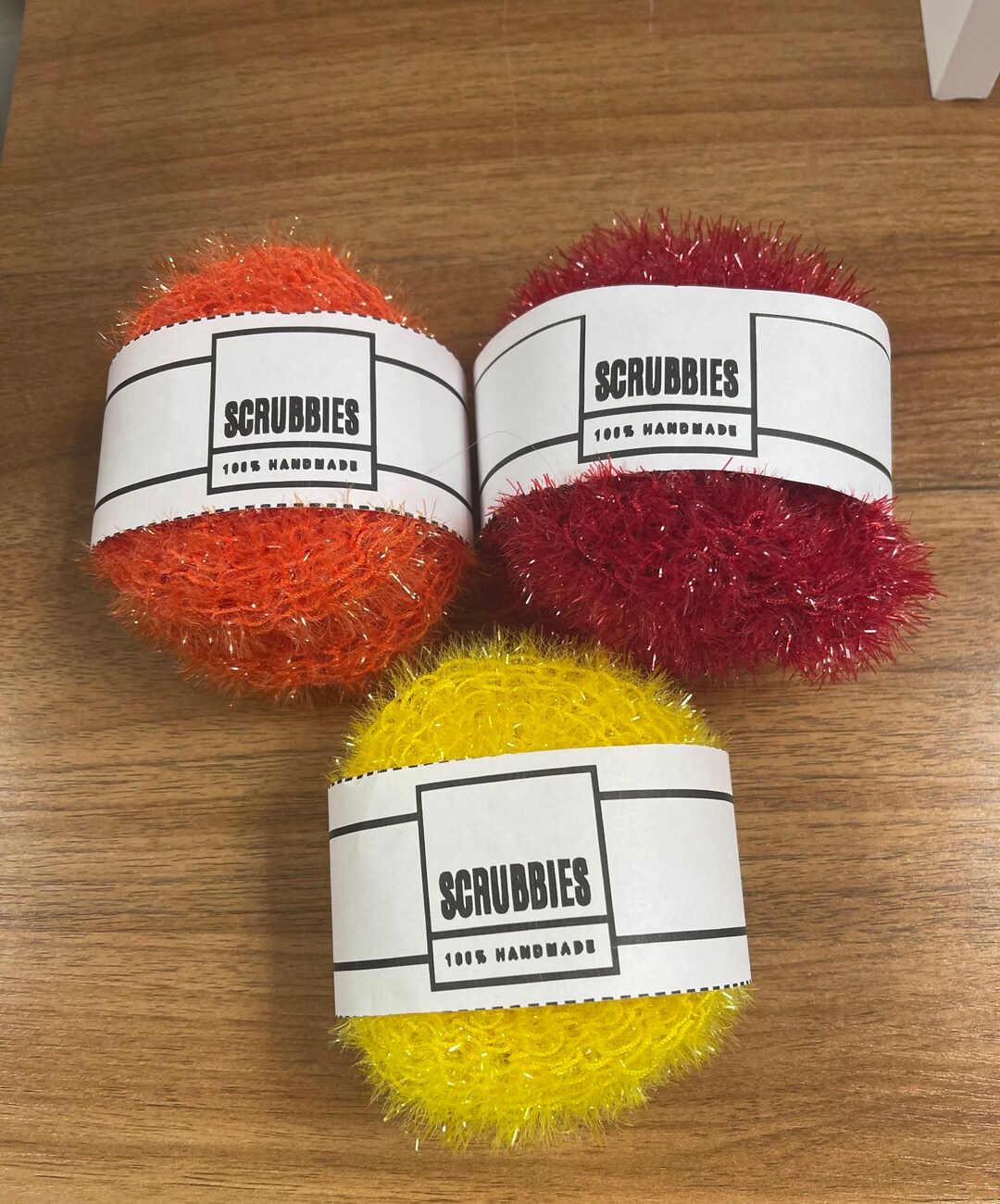 Scrubbies, Dish Scrubby, Face Scrubby, Set of 3 Scrubbys - Etsy
