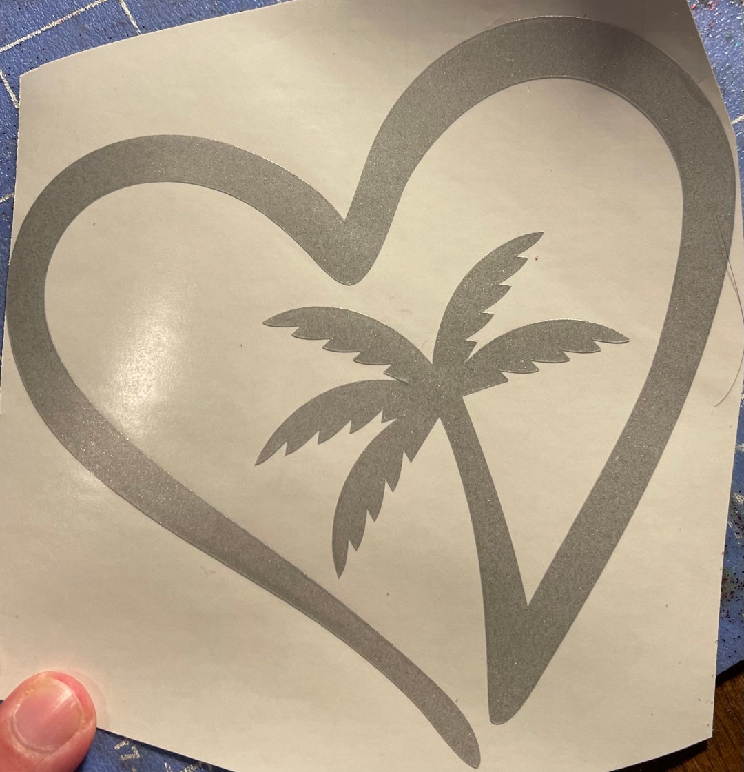 Palm Tree Car Decal, Palm Tree, Window Decal - Etsy