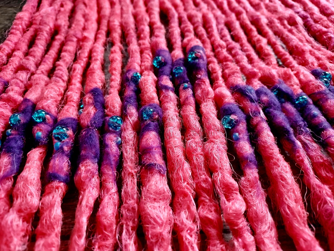 Se(single Ended) Rockstar Pink, Pink Dreads, UV Reactive, Purple Dreads ...