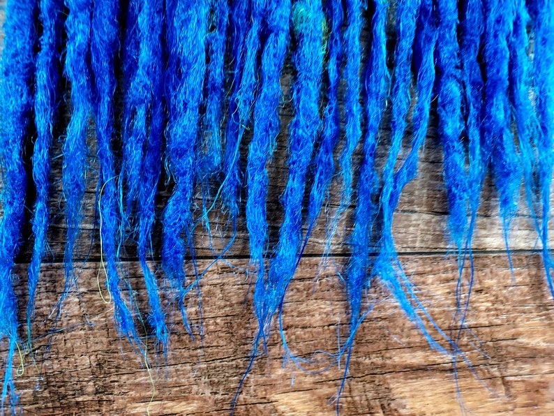 SE Dreadssingle Ended Blue Alien Forest Dreads Blue Dreads - Etsy