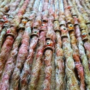 Se(single Ended) Zombie Bite Dreads, Grey Dreads, Brown Dreads, Witch ...