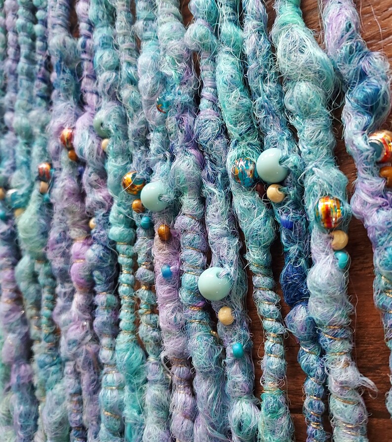 SE (single Ended )kawaii Mermaid Dreads, Pastel Dreads, Vegan, Lavender ...