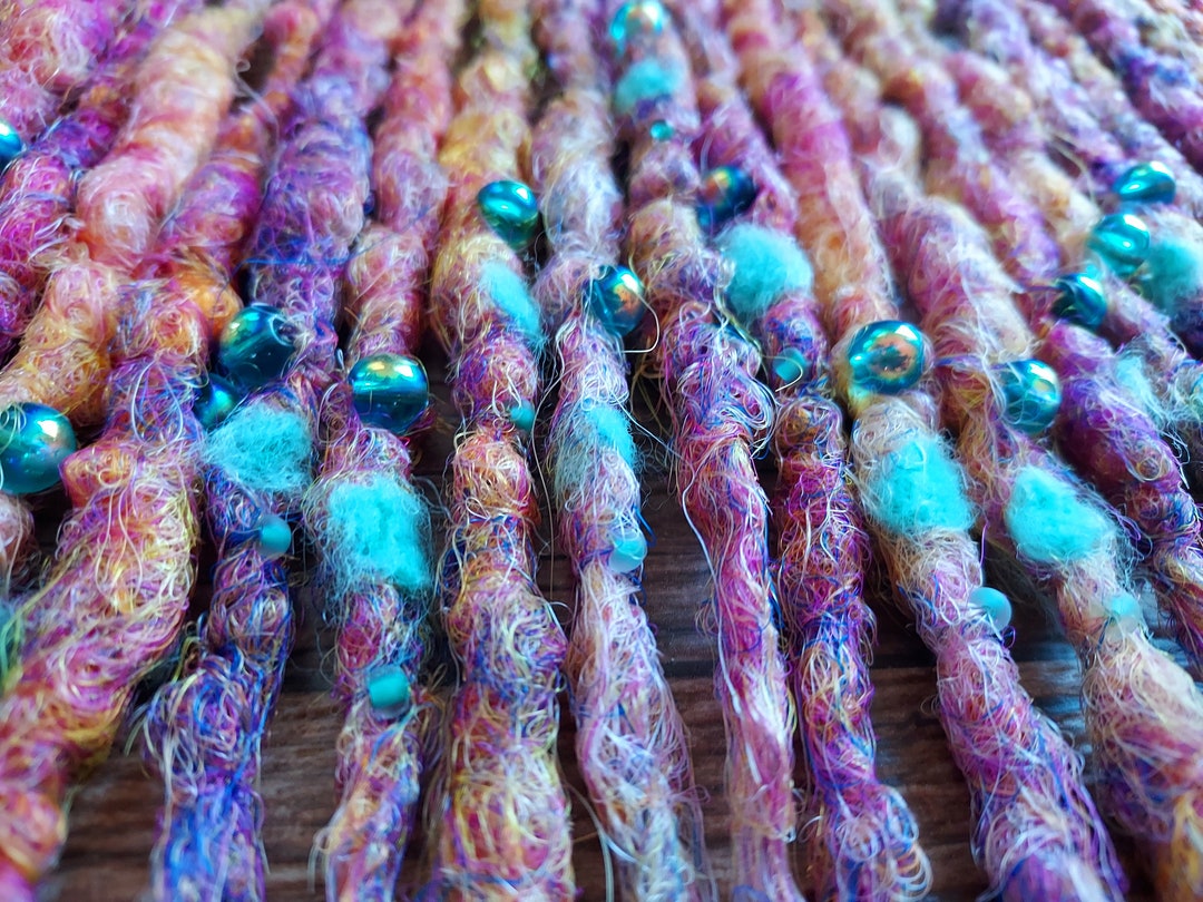 SE (single Ended) Sunset Dreads , Purple, Pink Dreads, Orange Dreads ...