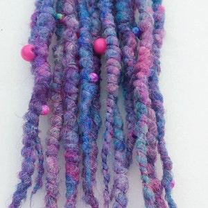 CUSTOM SET OF Single Ended Crochet Synthetic Dreads - Etsy