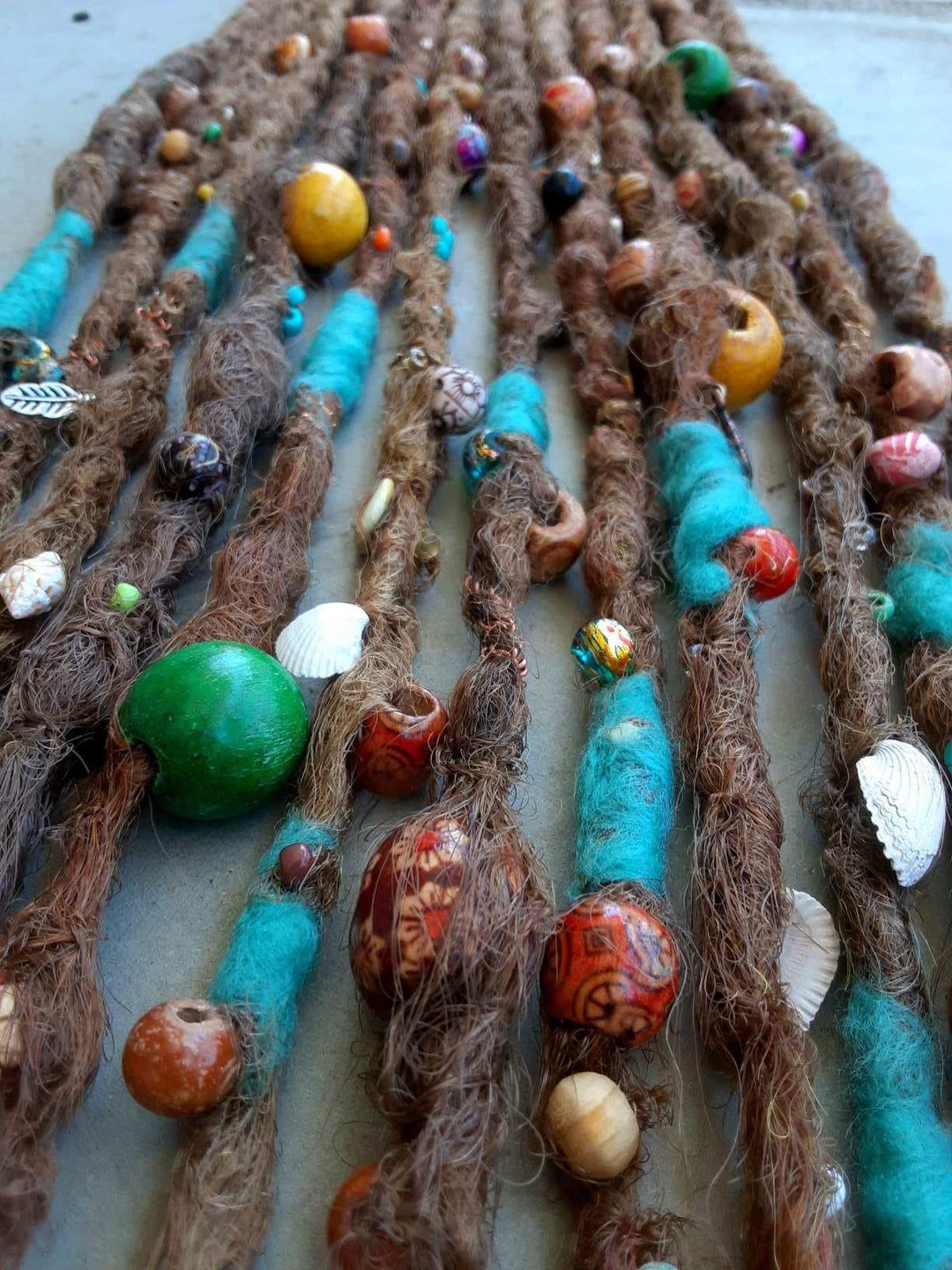 MADE TO ORDER Single Ended Long Brown Druid Wood Witch Dread, Single ...