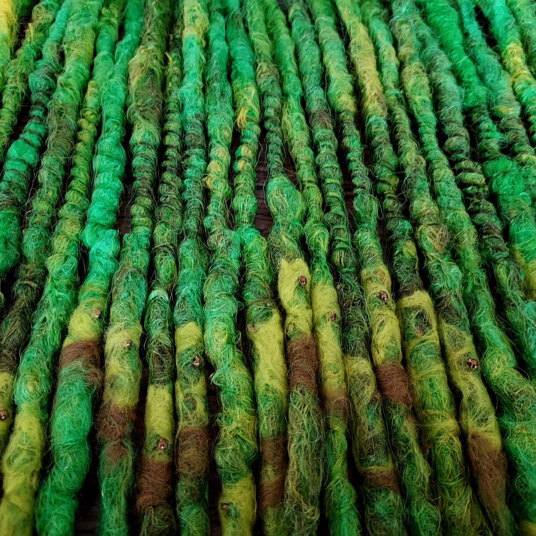 Se(single Ended) the Grinch Dreads, Green Dread, Grey Dreads, Christmas ...