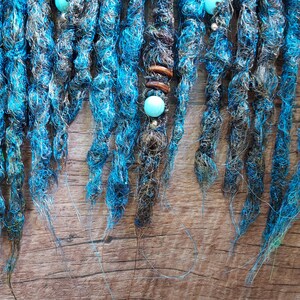 Sesingle Ended Ocean Floor Dread, Blue Dreads, Brown Dreads, Ocean ...