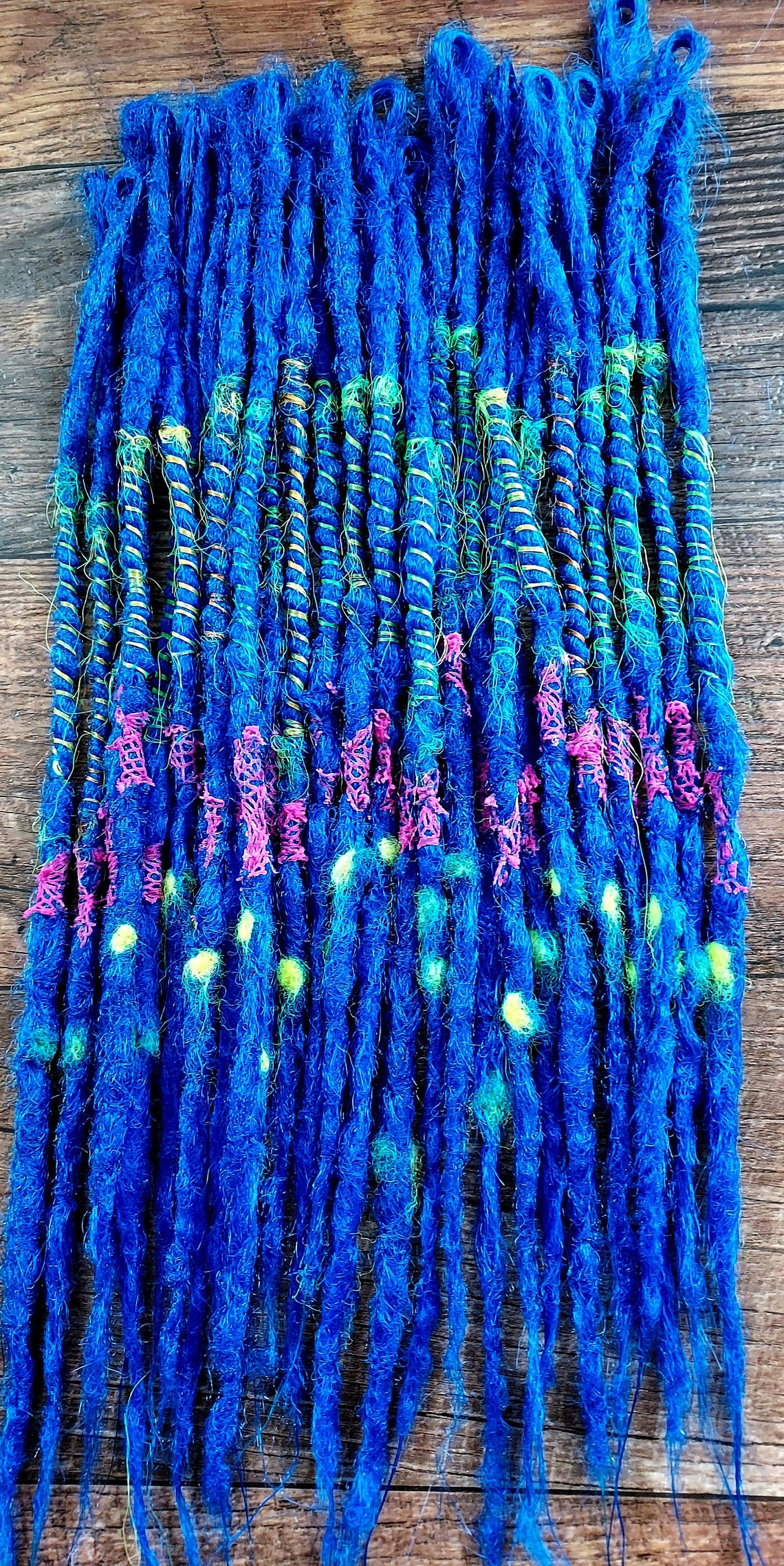 SE Dreadssingle Ended Blue Alien Forest Dreads Blue Dreads - Etsy