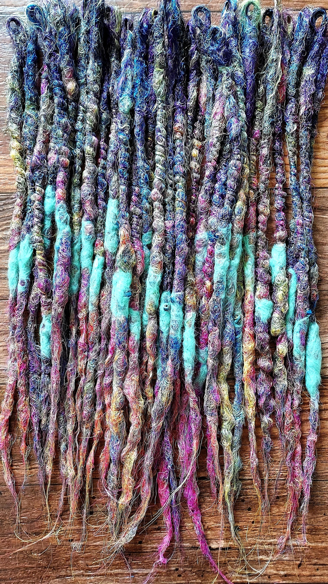 Sesingle Ended Yokai Demon Dreads Blue Dread Rainbow Gay | Etsy