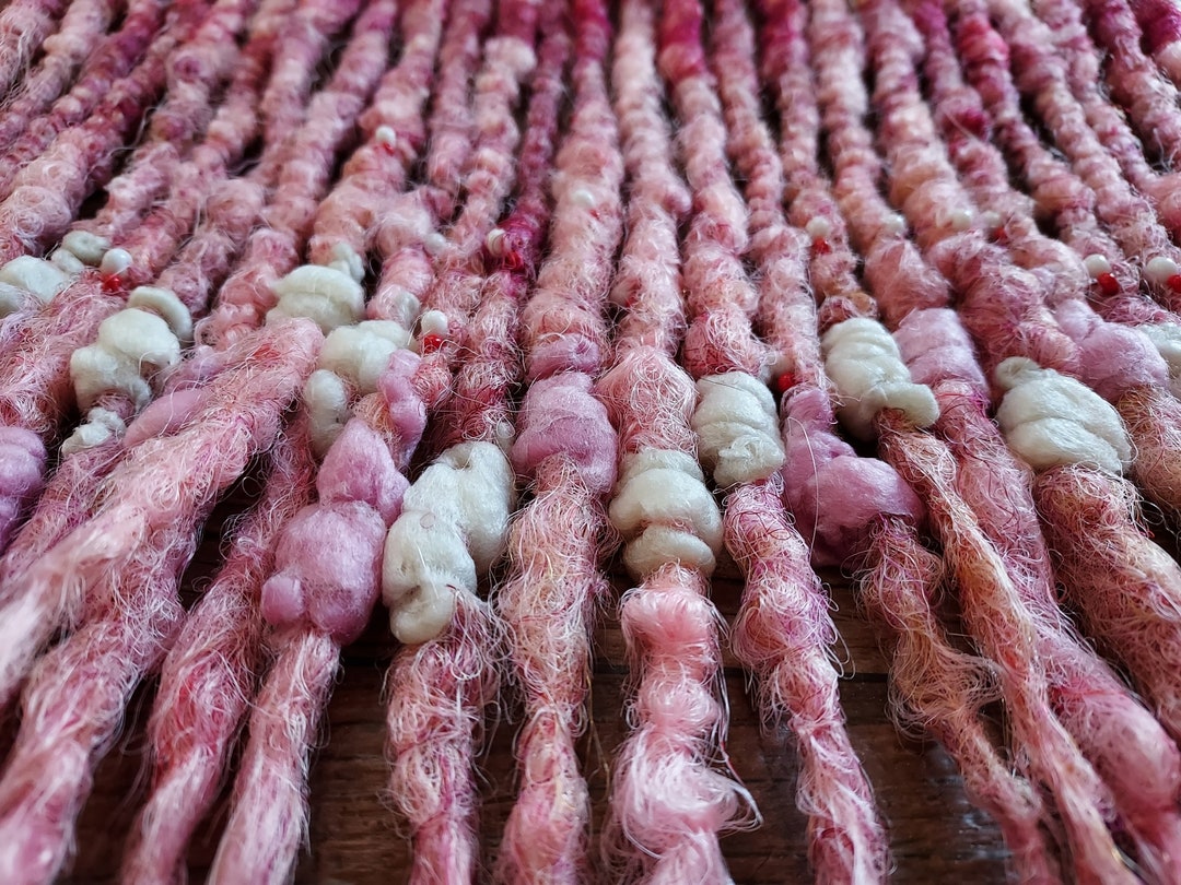 SEsingle ended Erdbeeren und Creme Dreadlocks, rosa Dreads, Candy Cane ...