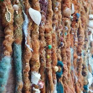 20 Dreads SE (single Ended Synthetic Dreads) Ginger Set, Pink Dreads ...