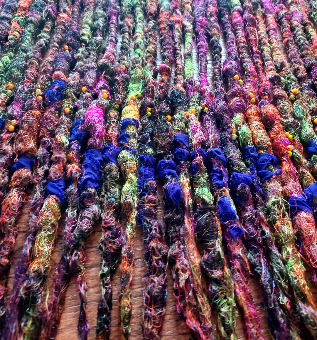 Se(single Ended) Neon Halloween Dreads ,UV Dreads, Black Dreads, Purple ...