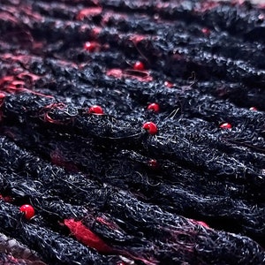 Sesingle Endedblack and Red Dreads, Black and Red Dreads, Wool, Spooky ...