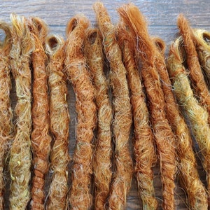 20 Dreads SE (single Ended Synthetic Dreads) Ginger Set, Pink Dreads ...