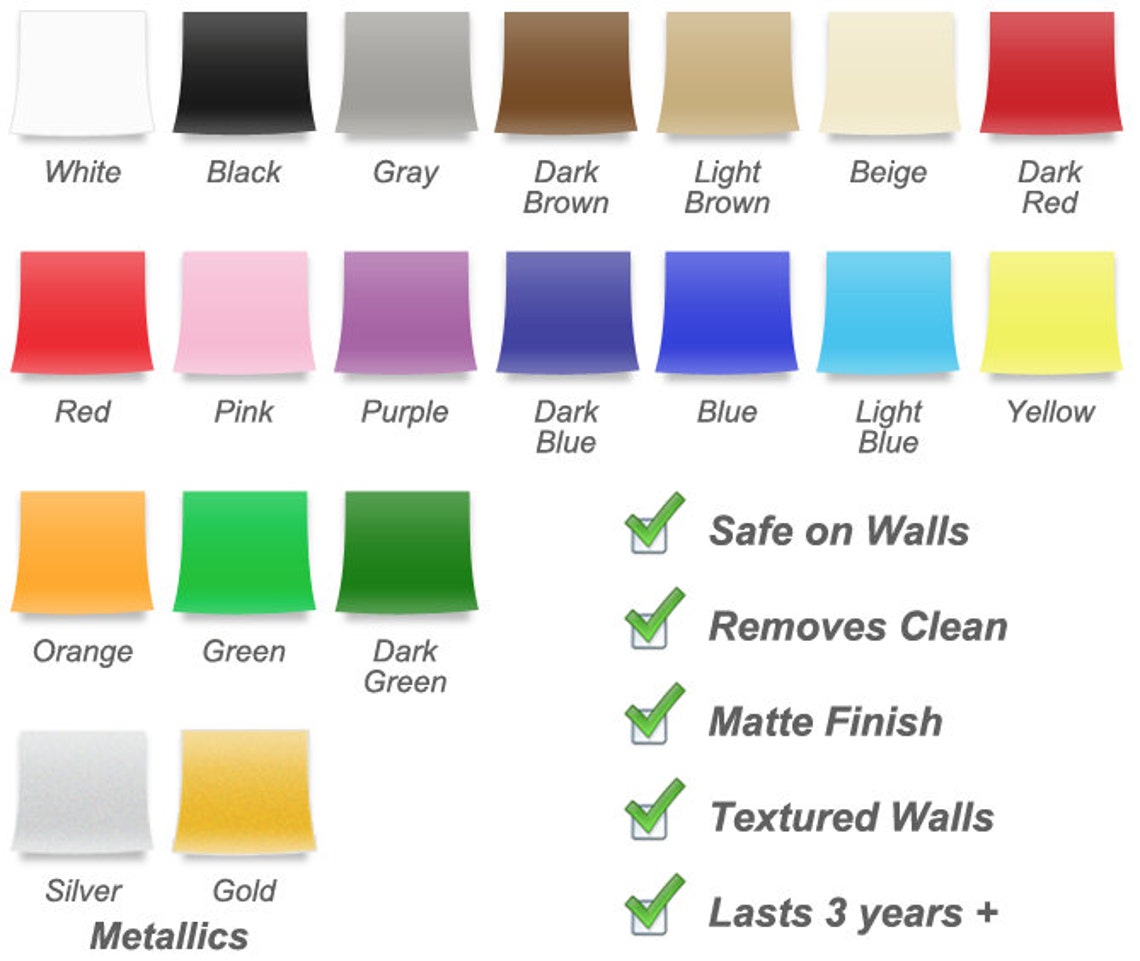 Paint Splatter Wall Mural Decals Vinyl Graphic Art Playroom - Etsy