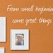 From Small Beginnings Come Great Things Inspirational Motivational Kid ...