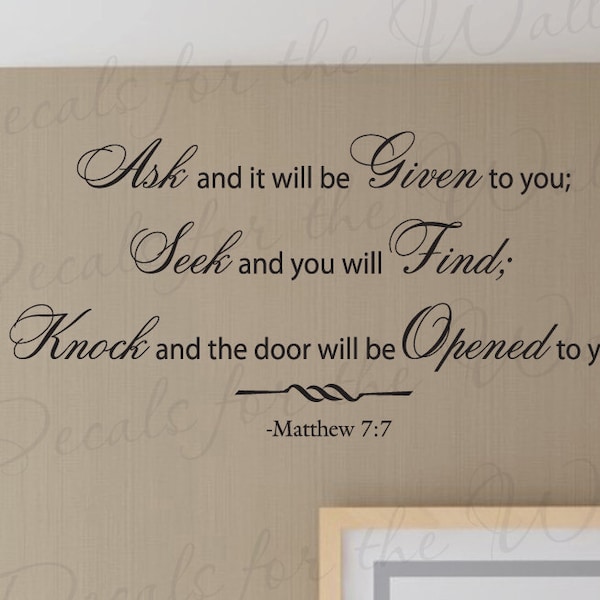 Religious Wall Decal - Etsy