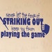 Never Let Fear Striking Out Baseball Boy Sports Themed Kid Room ...