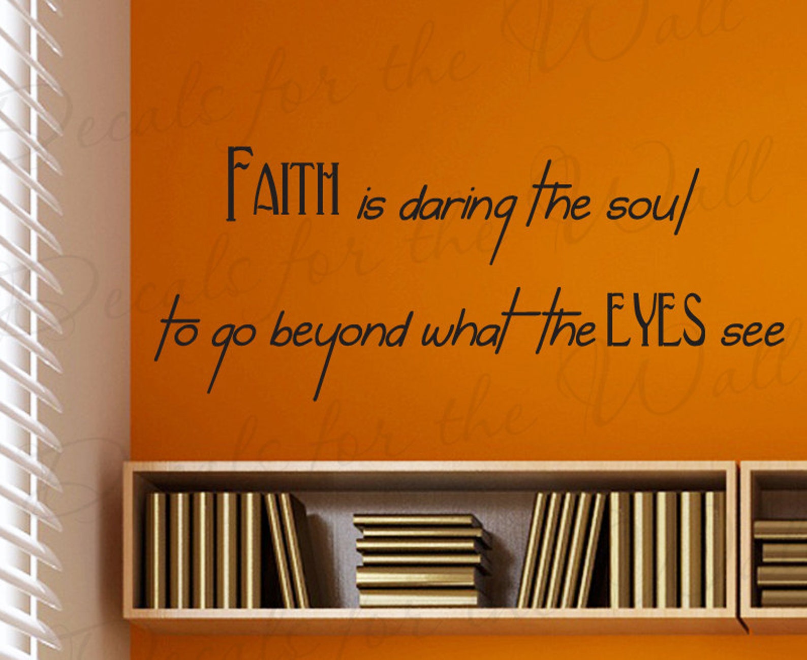 Faith Daring Soul Go Beyond What Eye See Inspirational Home - Etsy