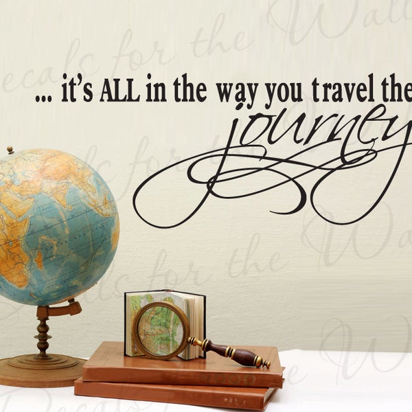 Journey Quote Decal - Etsy