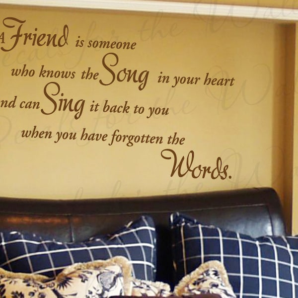 Friendship Decal - Etsy