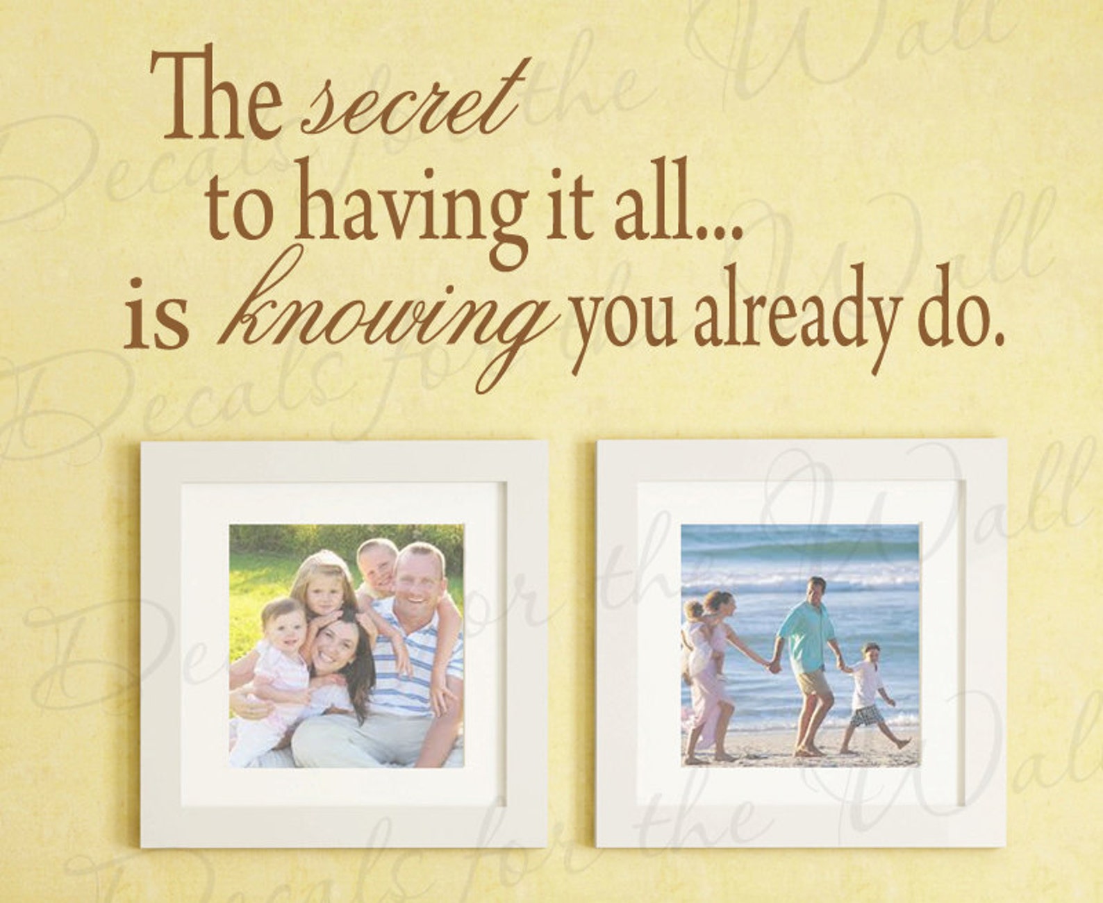 The Secret Having All Knowing You Already Do Love Home Family - Etsy
