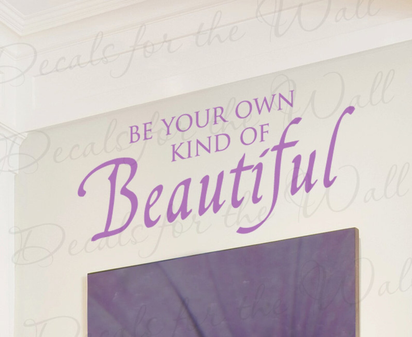 Be Your Own Kind Beautiful Inspirational Motivational Kids Wall Decal ...