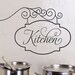 Kitchen Sign Wall Decal Large Vinyl Sticker Art Graphic Decor Mural ...