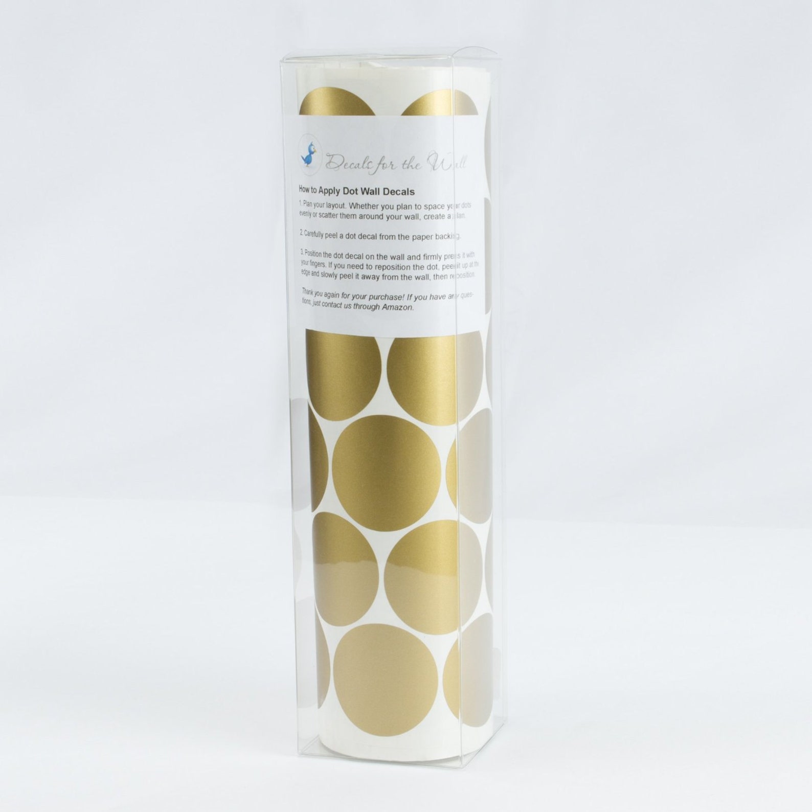 Gold Wall Decal Dots 200 Decals 2'' Inch Vinyl - Etsy