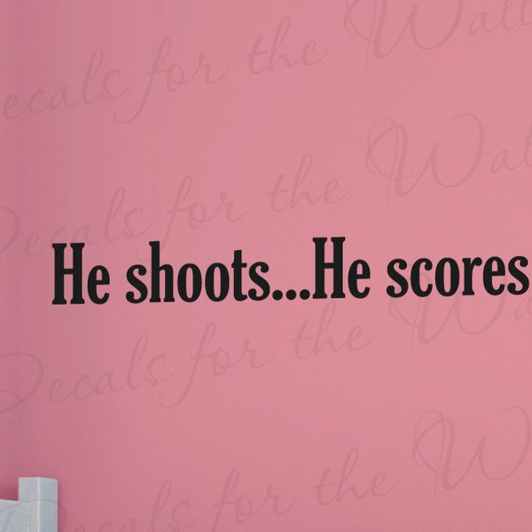 He Shoots He Scores - Etsy