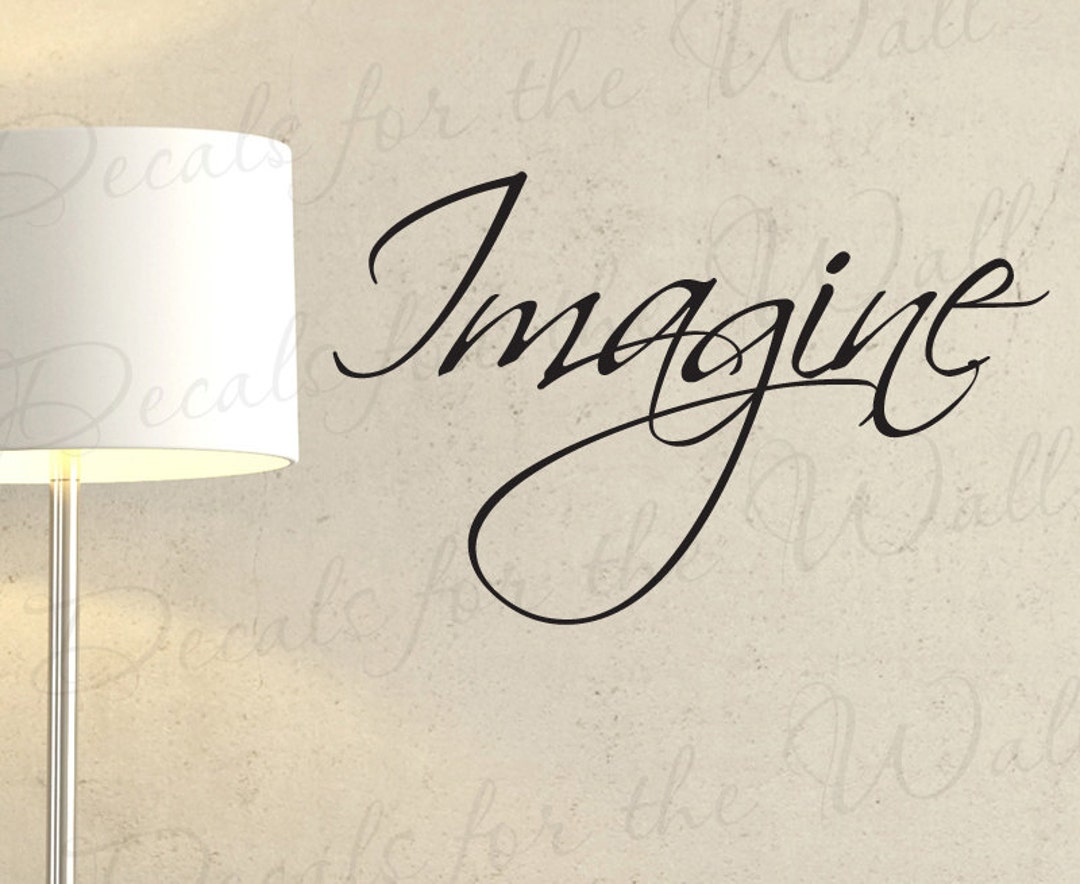 Imagine Inspirational Home Motivational Living Room Kid Decorative ...