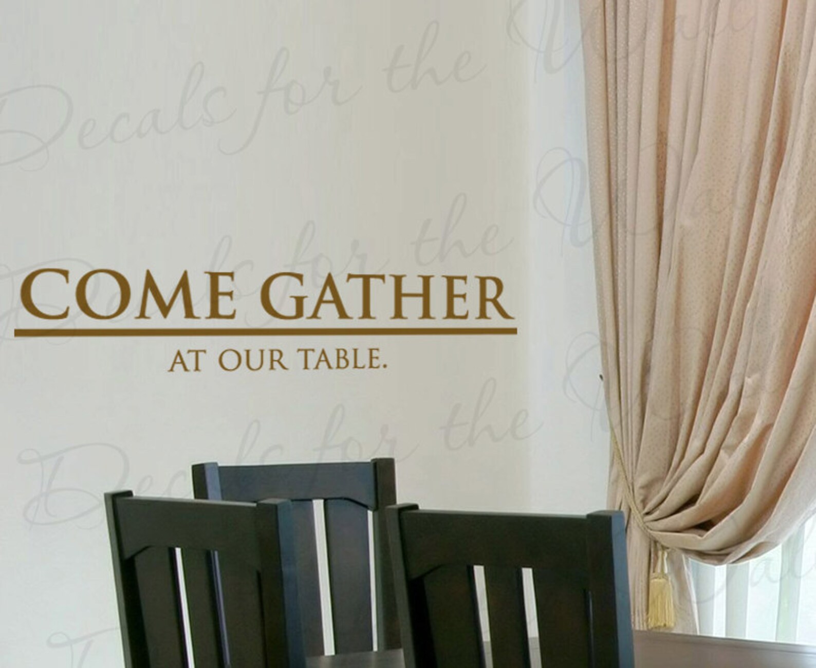 Come Gather at Our Table Kitchen Kitchen Dining Room Home Family Vinyl ...