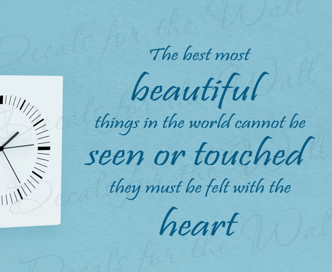 The Best Most Beautiful Things World Inspirational Motivational Large ...