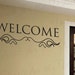 Welcome Entryway Entry Home Large Wall Decal Saying Decorative Vinyl ...