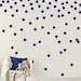 Dark Blue Wall Decal Dots (200 Decals) - 2'' Inch Vinyl Graphic Shapes ...