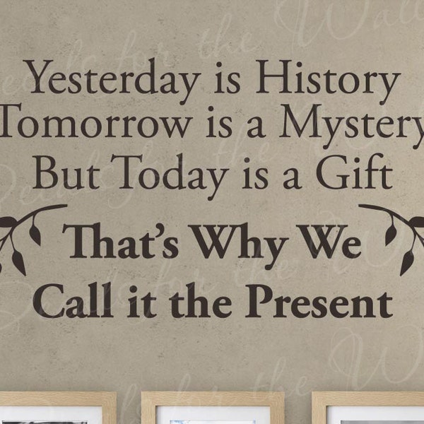 Yesterday is History - Etsy