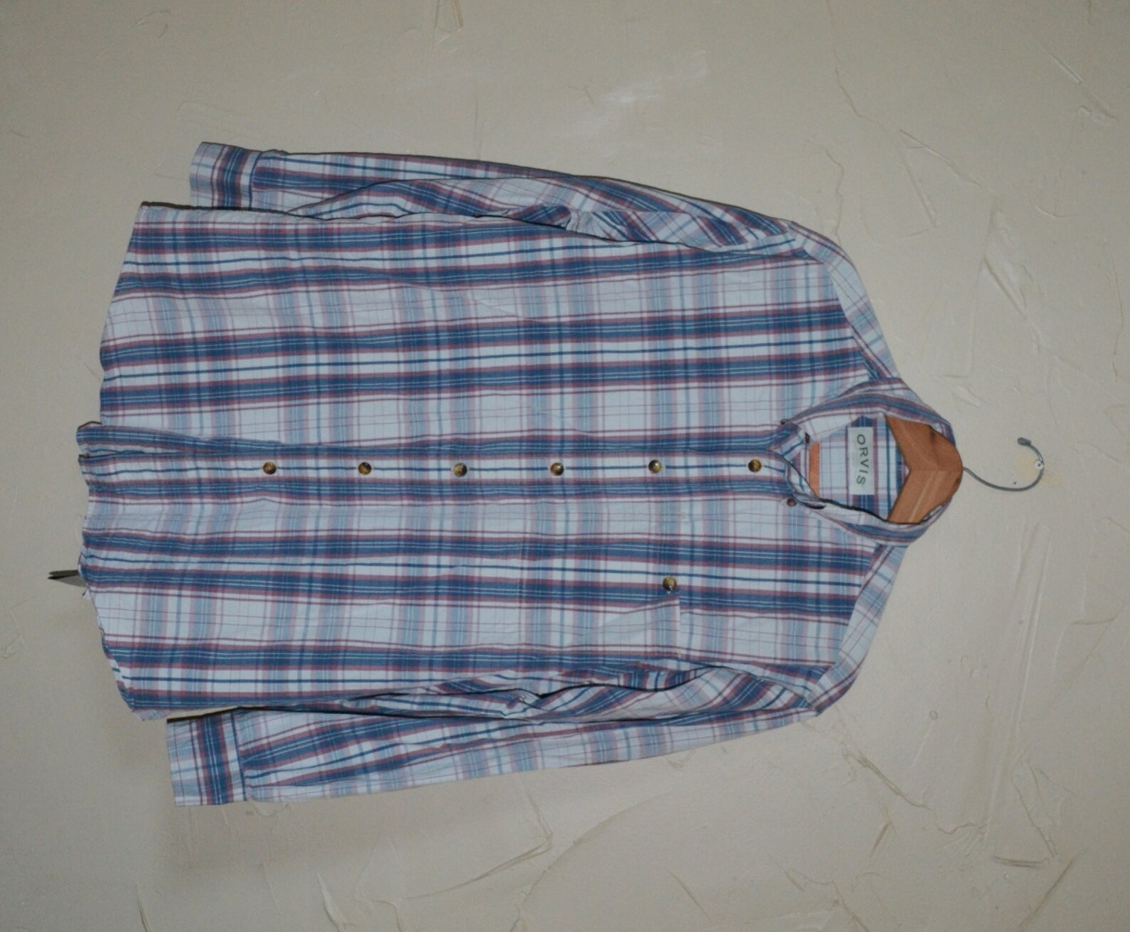 Vintage Plaid Shirt Pastel Dress Shirt 80's Preppy Shirt Button up ...
