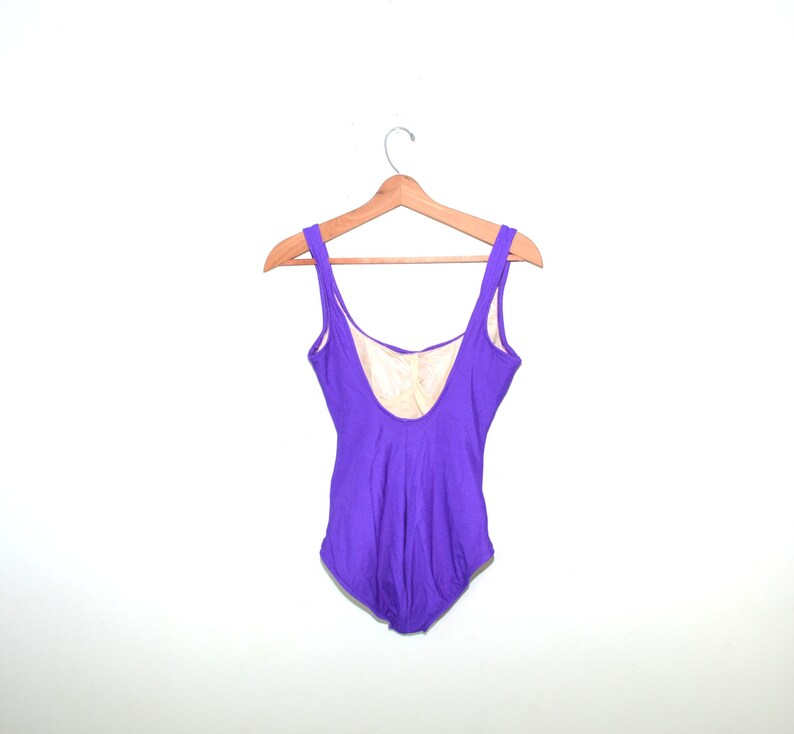 Purple Swimsuit Purple Bathing Suit One Piece Swimsuit Vintage Bathing ...