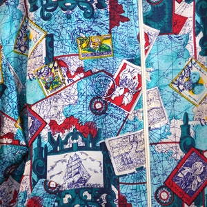 Vintage Bomber Jacket Atlas Globe Bomber Jacket World Traveler Bomber ...