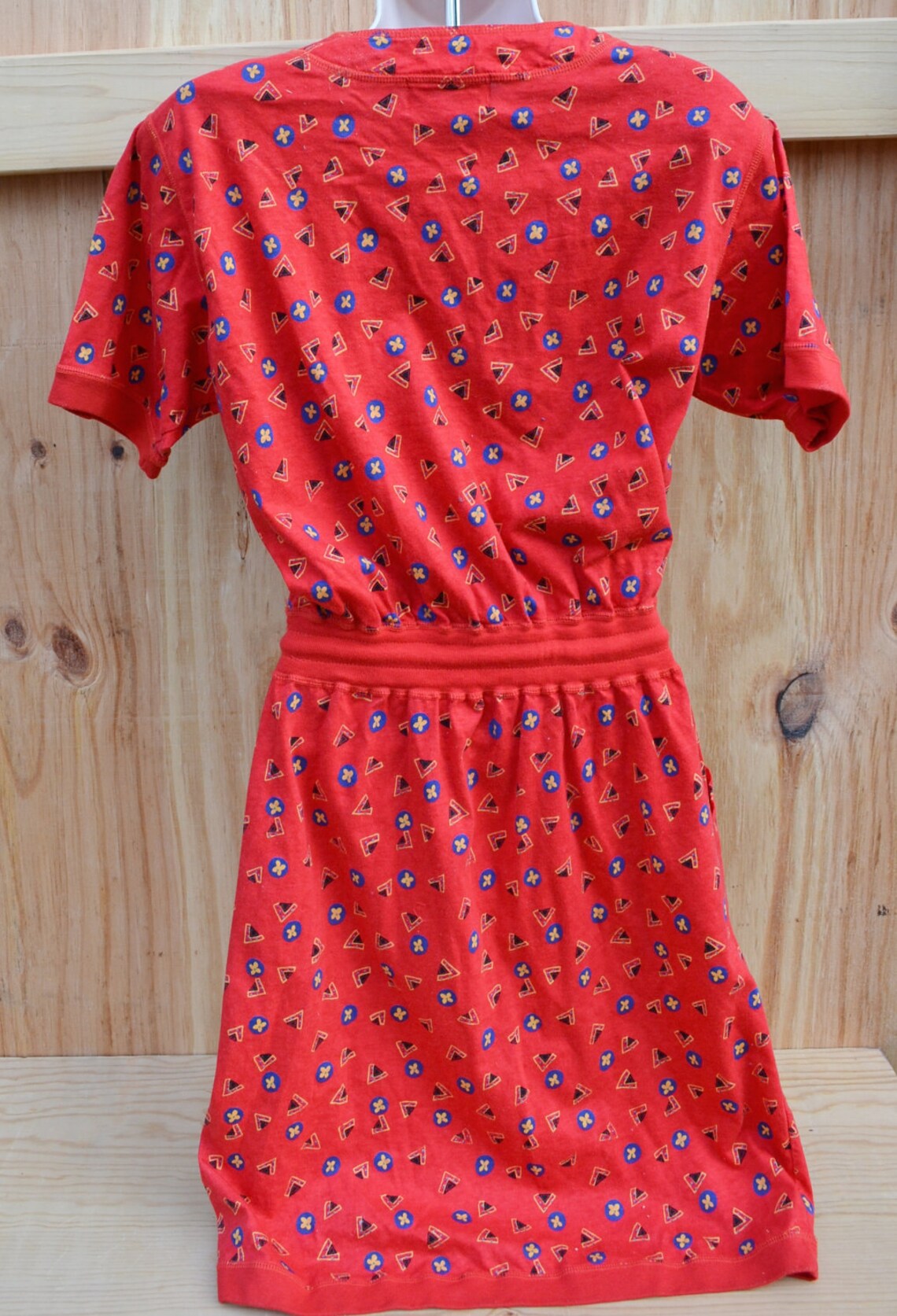 Vintage Red Dress Cover up Red Cover up Beach Vacation Bathing | Etsy