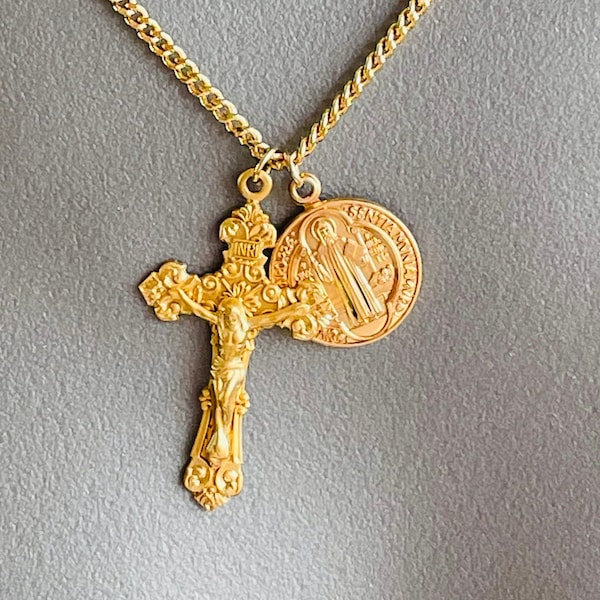 Catholic Jewelry Men Pendant Necklaces - Etsy