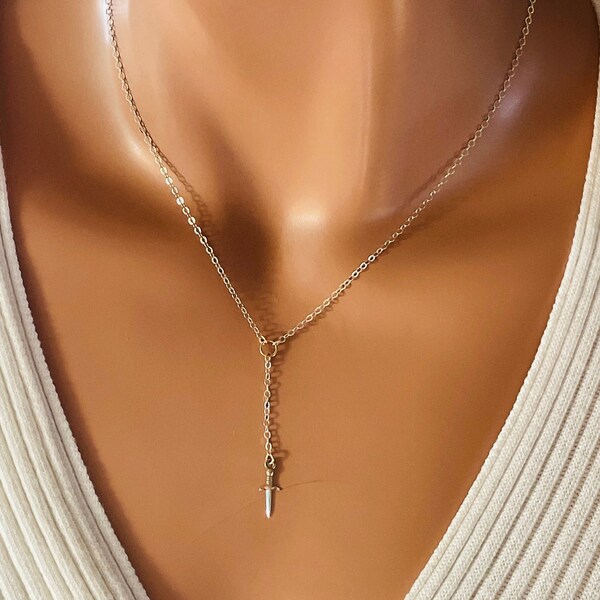 Dagger Necklace - Etsy