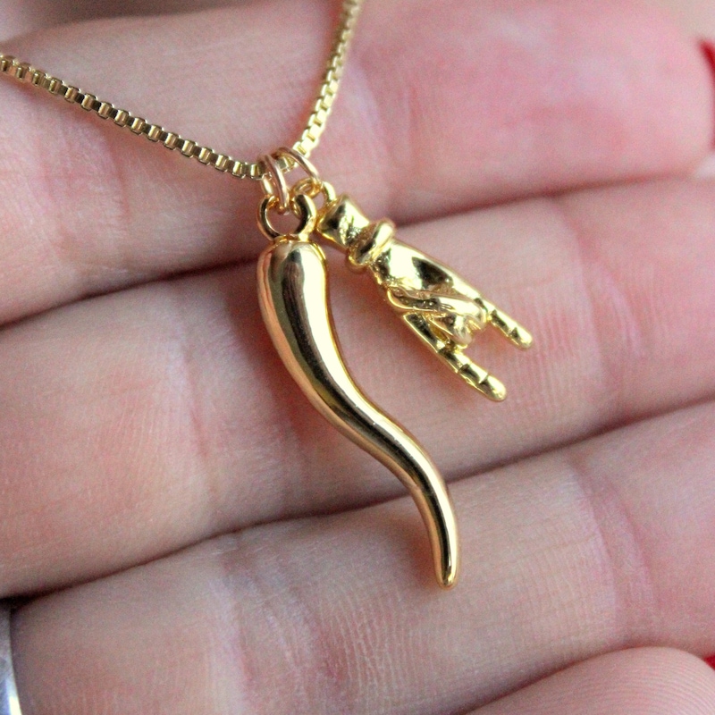 Italian Hand Charm - Etsy