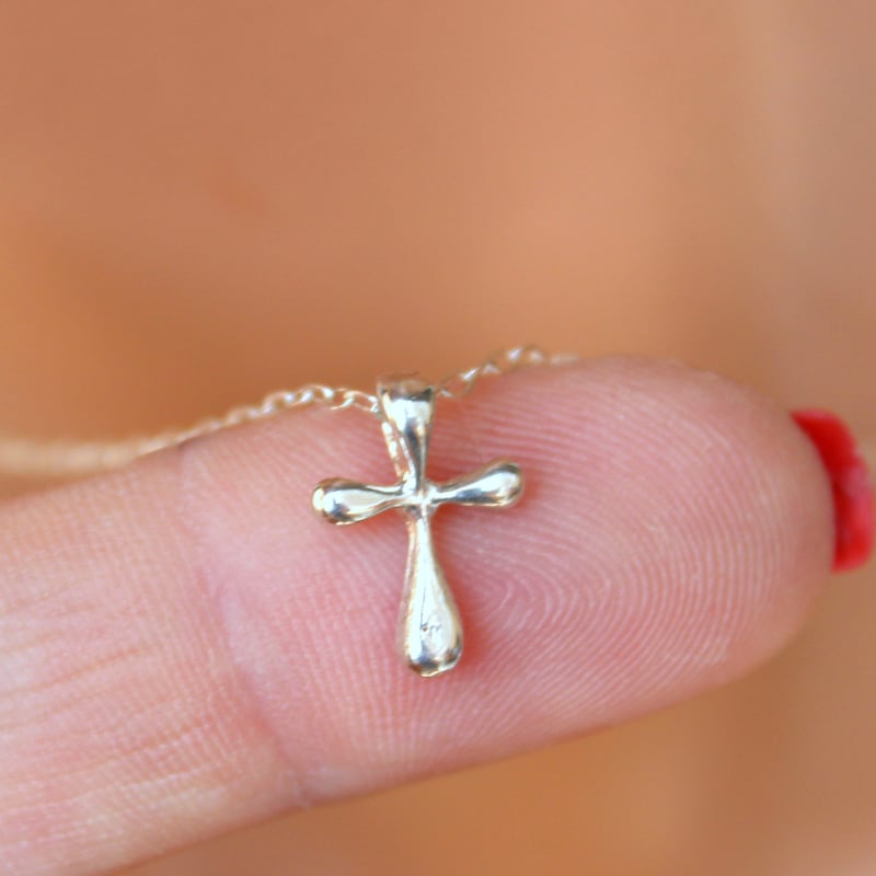 Girls Cross Necklace - Etsy