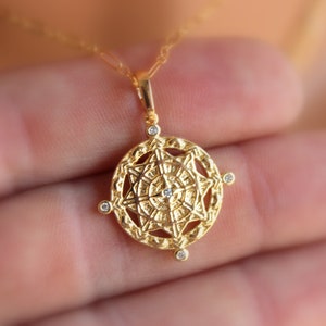 BEST SELLER Gold Choker Gold Coin Chain Set | Gold Compass Pendant ...