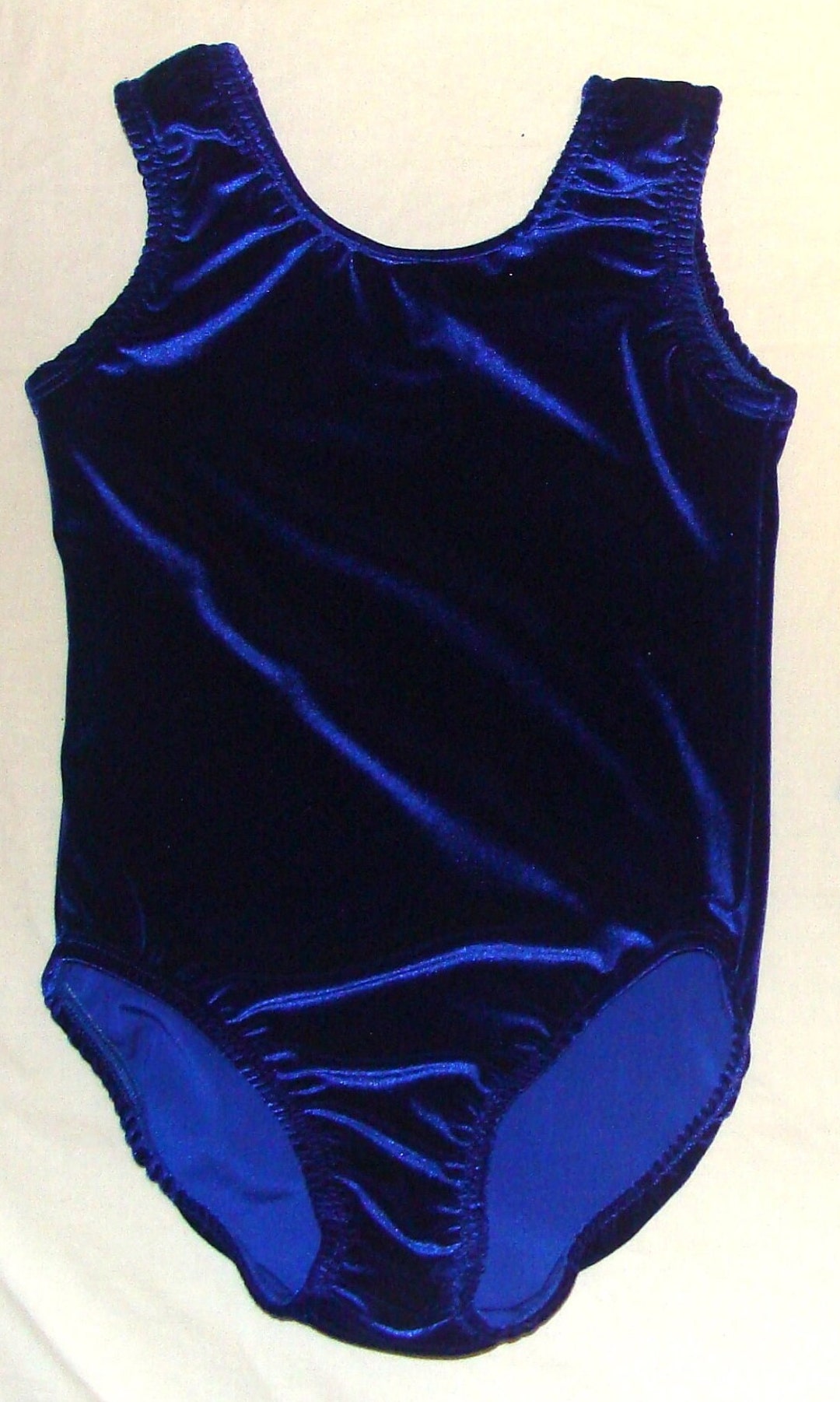 Royal Blue Velvet Gymnastic Leotard Ready to Ship - Etsy