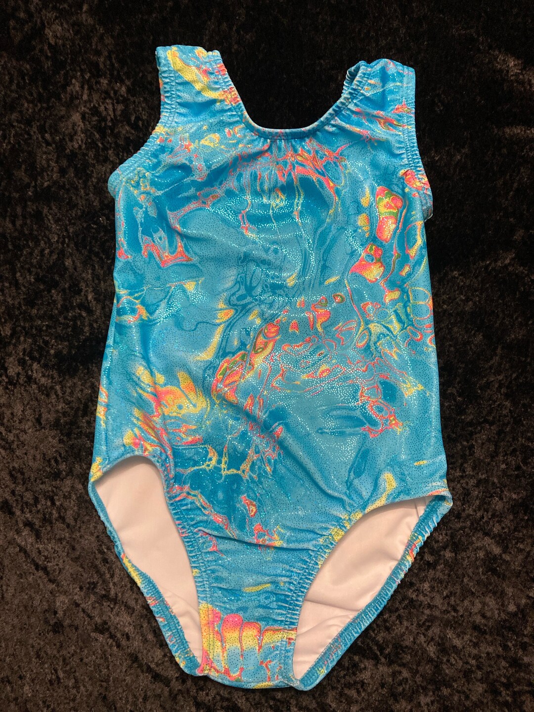 Teal Vapor Wave Leotard Ready to Ship - Etsy