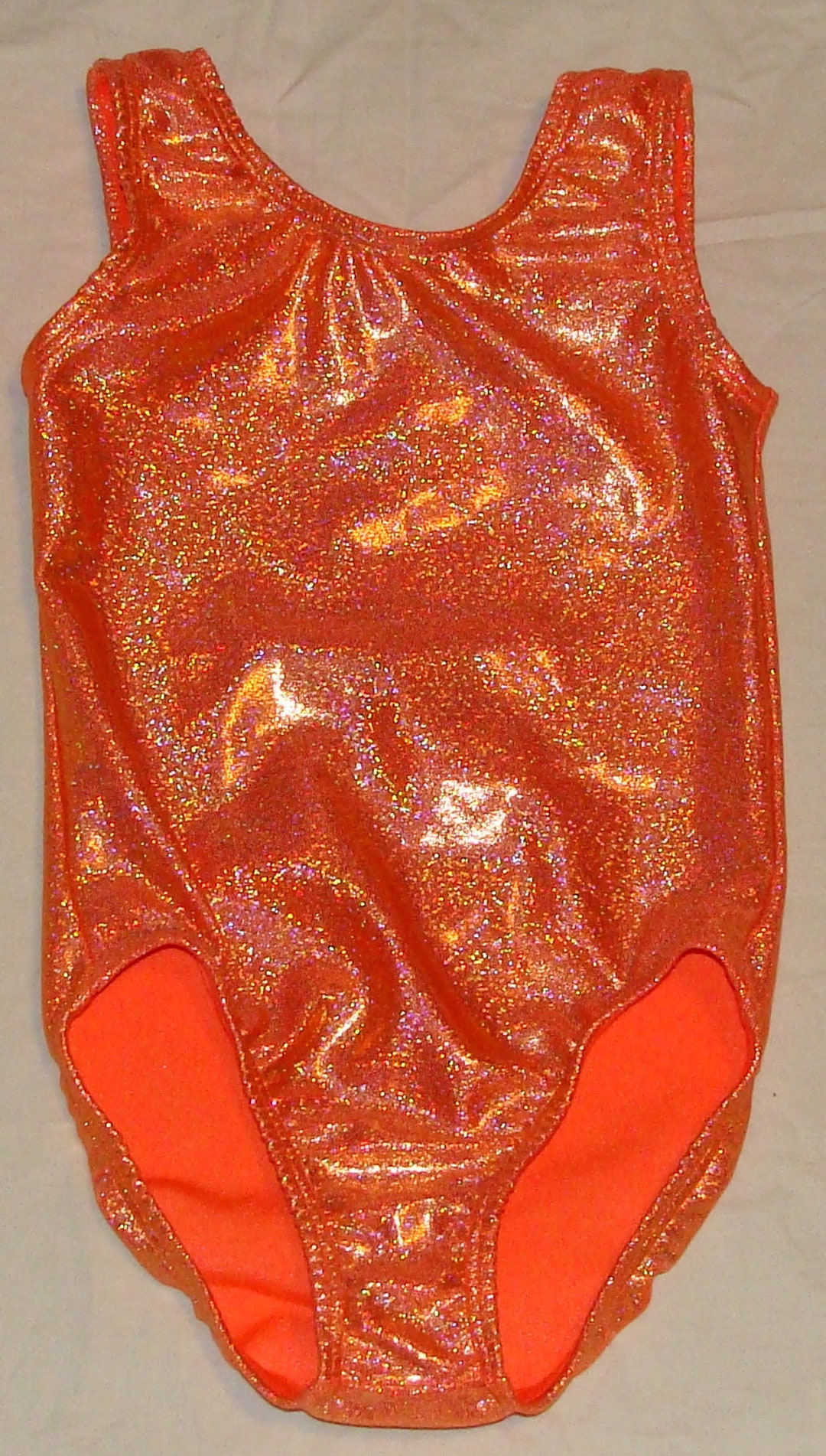 Orange Twinkle Gymnastic Leotard Ready to Ship - Etsy